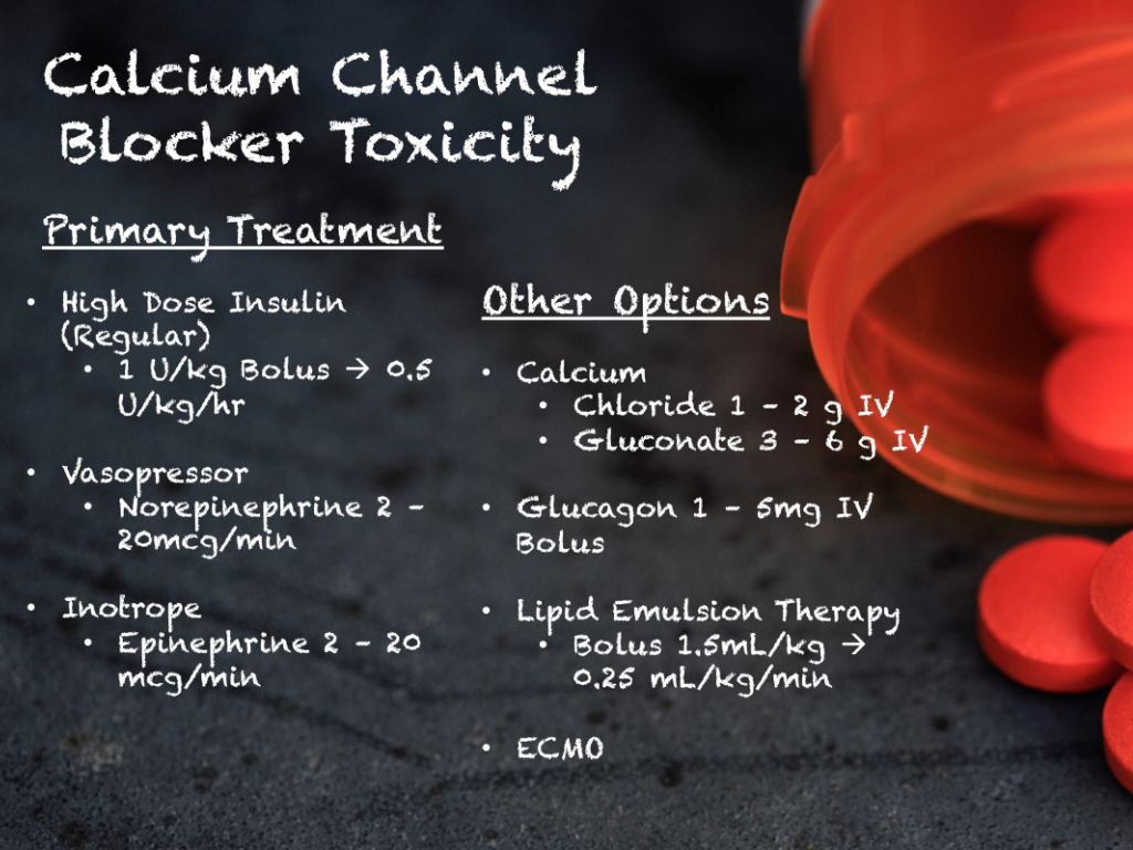 Management of calcium channel blocker overdose in the emergency ...